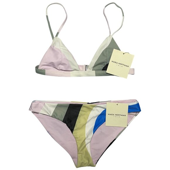 Mara Hoffman | Swim | Nwt Mara Hoffman Bikini Set Astrid Top Zoa Bottom ...